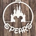 Disney Castle Sign Disney Wall Art Disney Door Hanger - Etsy