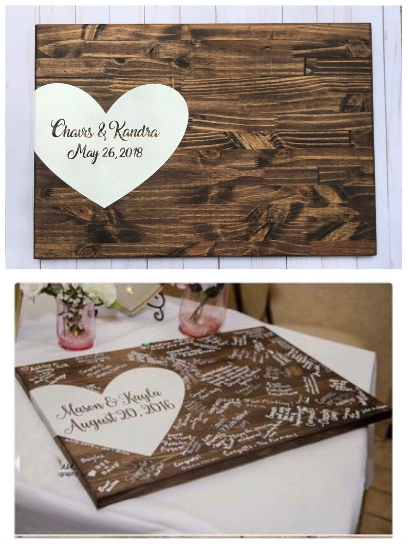 Wedding Guest Signature Board Wedding Registry Wedding - Etsy