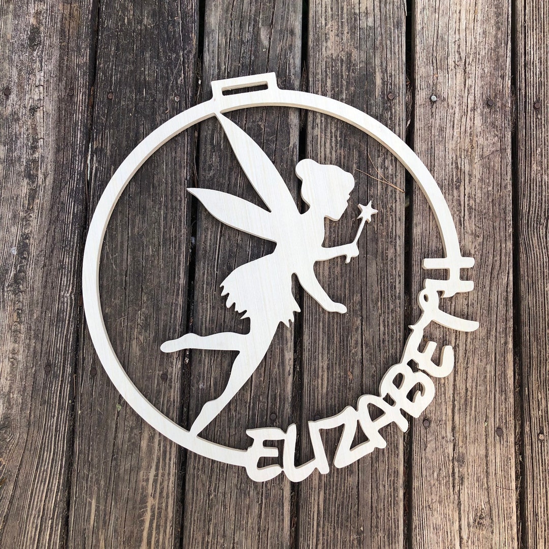 Tinker Bell Door Sign - Disney Tinkerbell Wall Decor - Disney Nursery ...