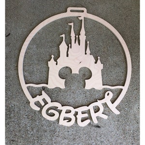 Disney Castle Sign - Disney Wall Art - Disney Door Hanger - Etsy