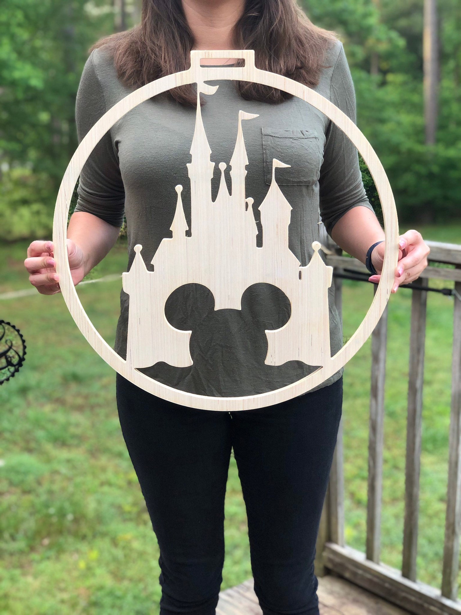 Disney Castle Sign Disney Wall Art Disney Door Hanger | Etsy