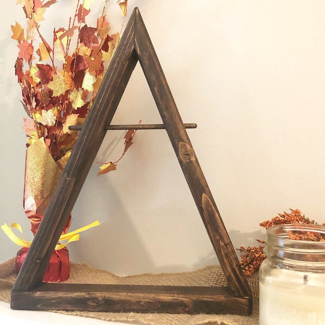 Christmas Ornament Holder Display Stand- Rustic Farmhouse - Wooden - Etsy