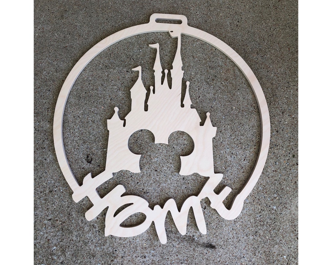 Disney Castle Sign - Disney Wall Art - Disney Door Hanger - Etsy