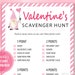 Valentine's Scavenger Hunt Game | Valentine's Day Games for Kids | V ...
