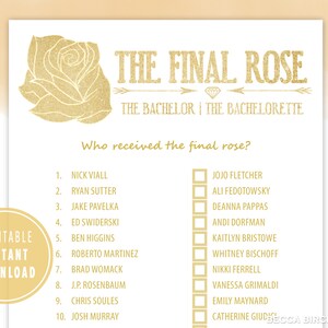 Bachelorette Trivia Game Printable Bachelorette Party Game - Etsy Canada