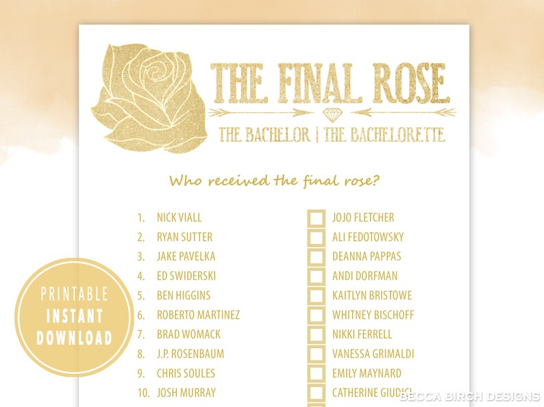 Bachelorette Trivia Game Printable Bachelorette Party Game Etsy Canada