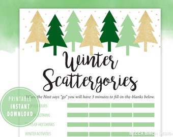 Christmas Family Game Printable Fun Holiday Party Games for - Etsy