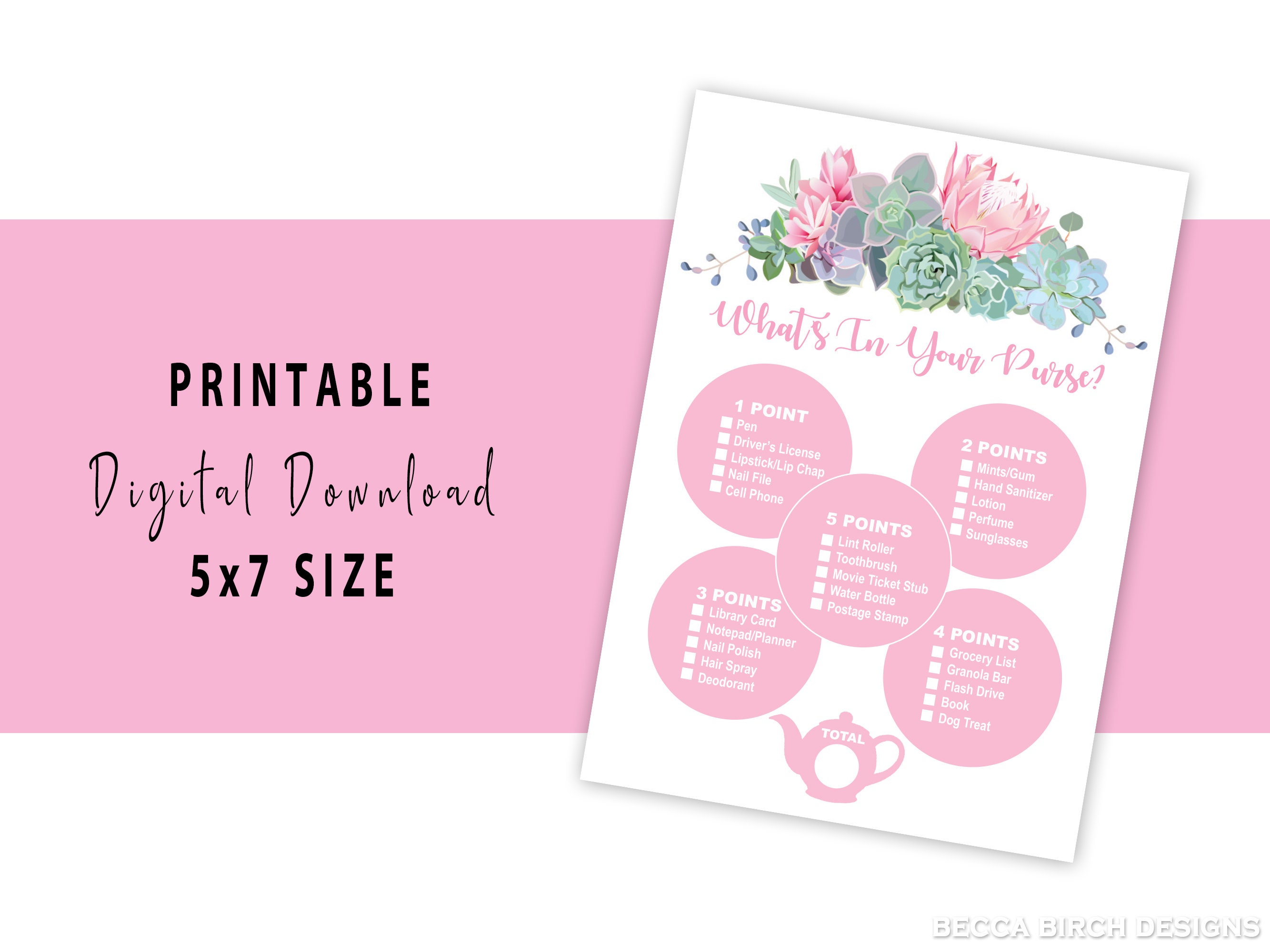 Bridal Tea Party Games Floral Theme Wedding Trivia Virtual Tea Party ...