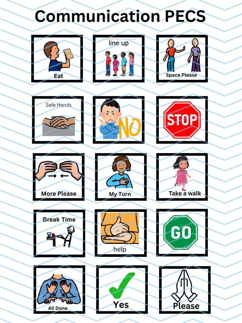 Communication PECS, Autism & Speech Communication, Sign Language ...