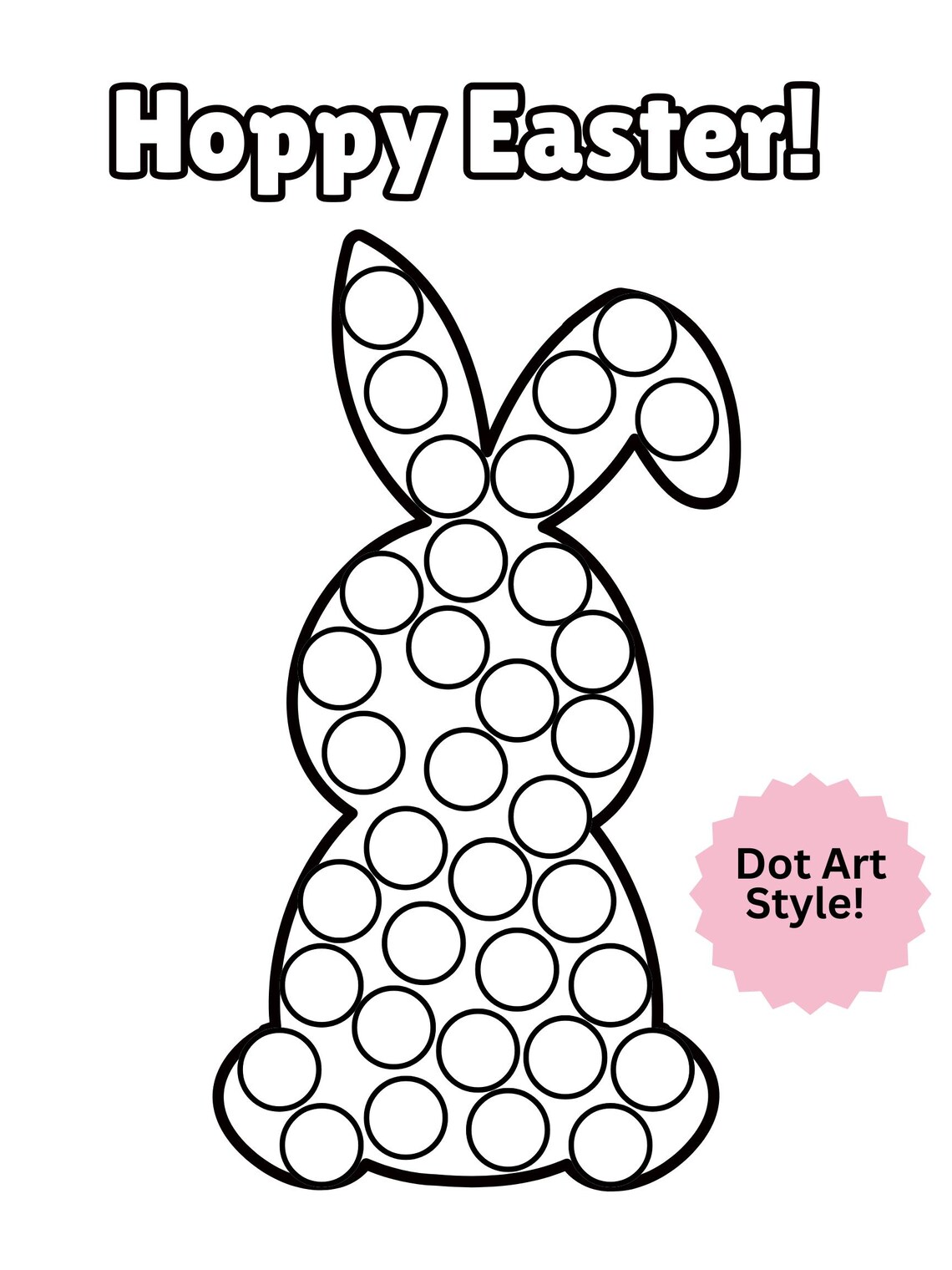 Easter Bunny Craft, Spring Bunny Craft, Easter Craft Template, Bunny ...