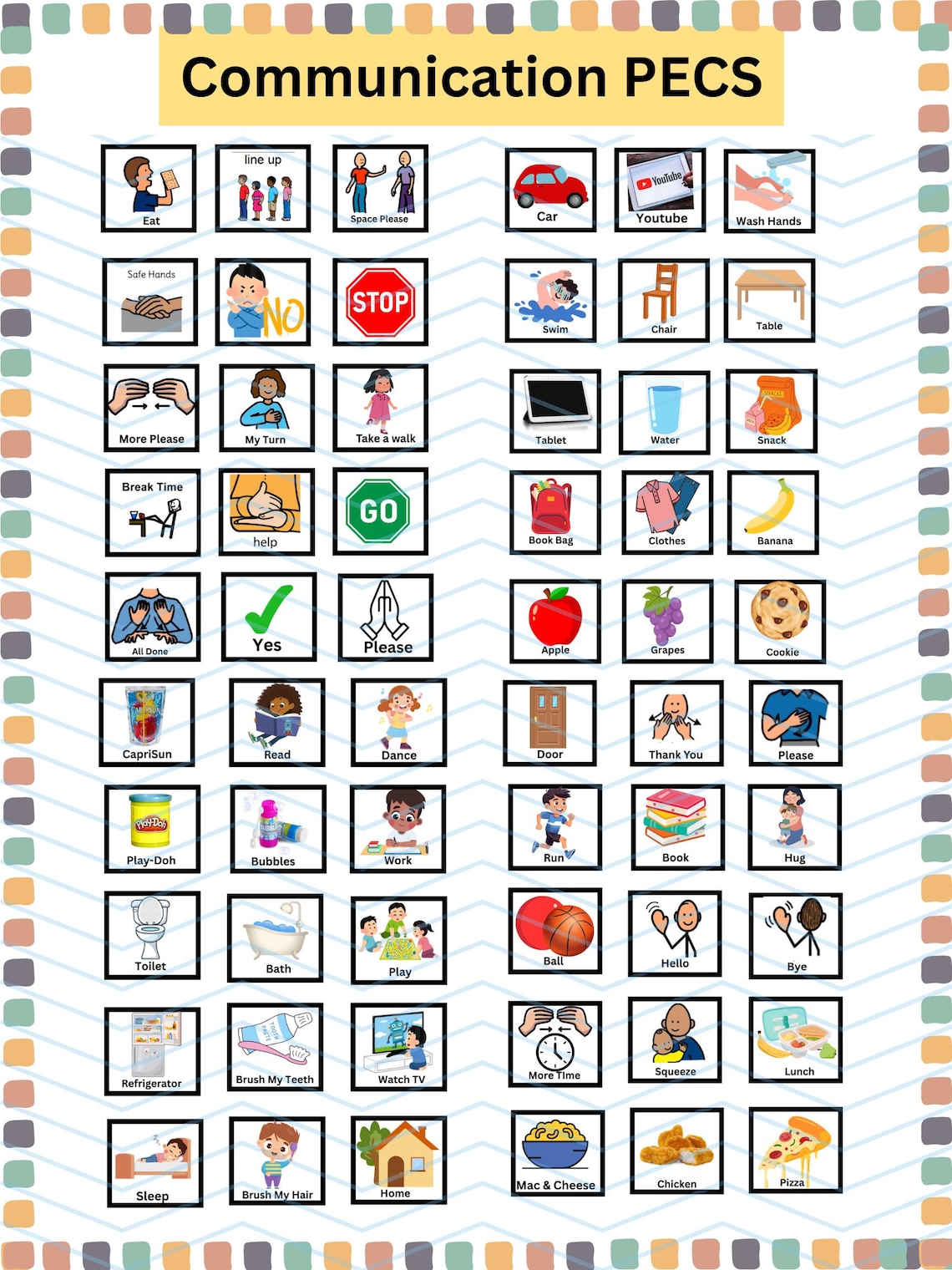 Communication PECS, Autism & Speech Communication, Sign Language ...