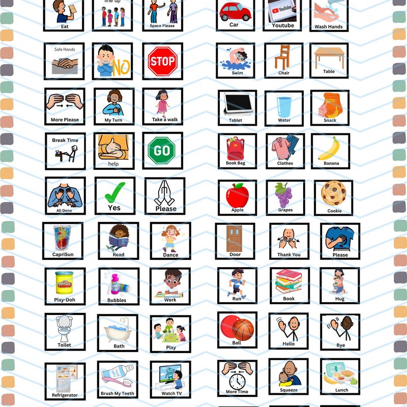 Printable Pecs - Etsy