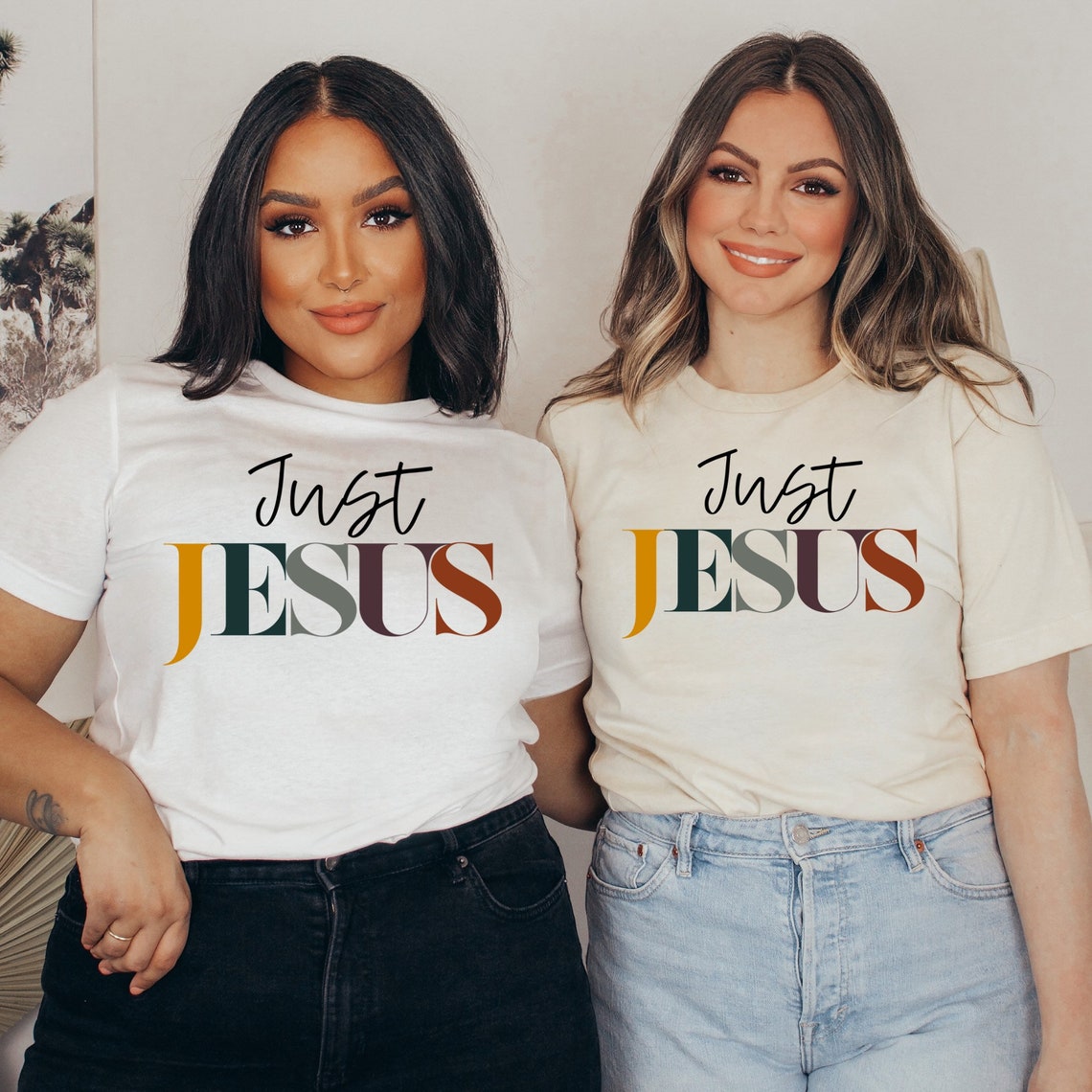 Just Jesus Shirt for Christian Womenfall Shirts for - Etsy