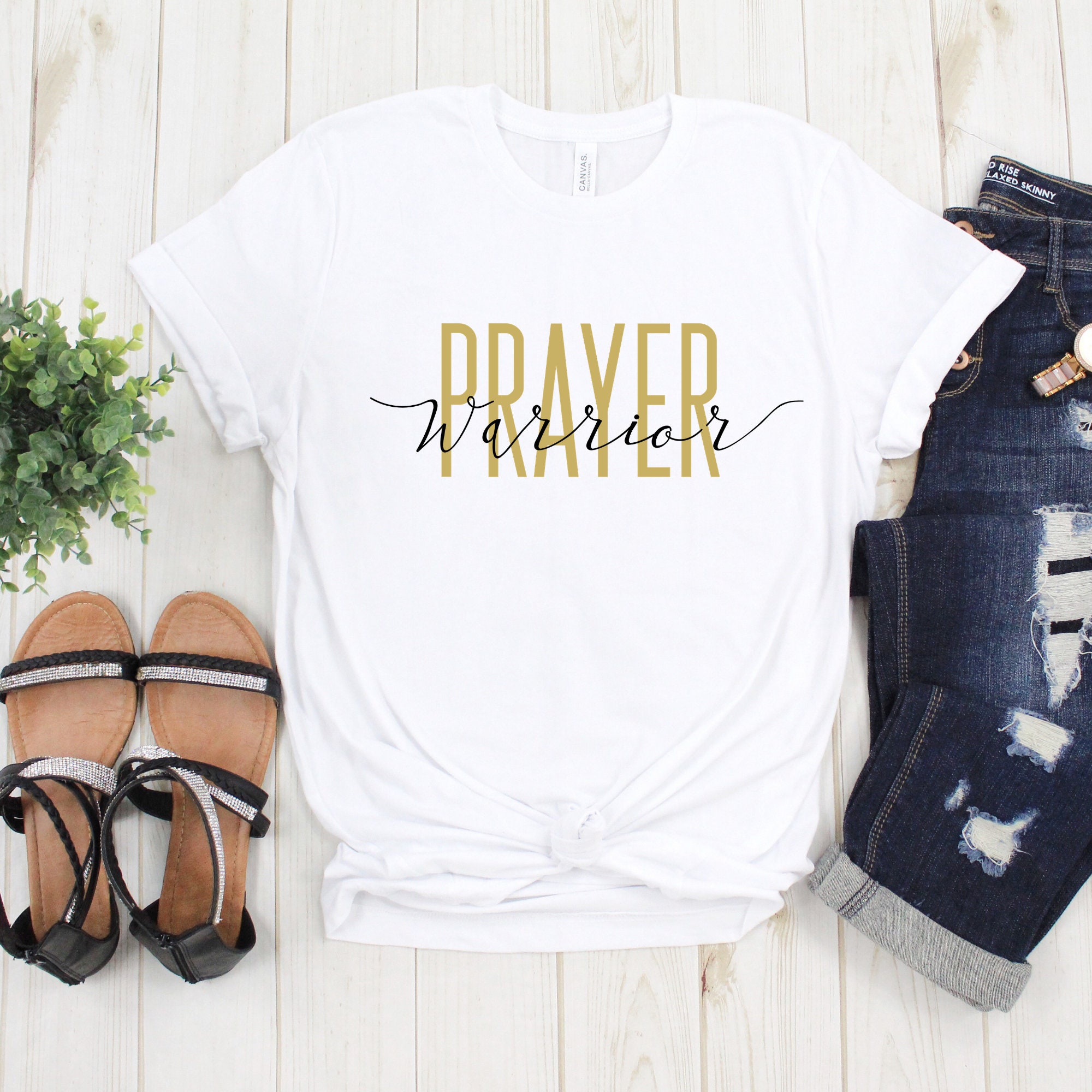 Prayer Warrior Shirt for Christian Womenbible Verse - Etsy
