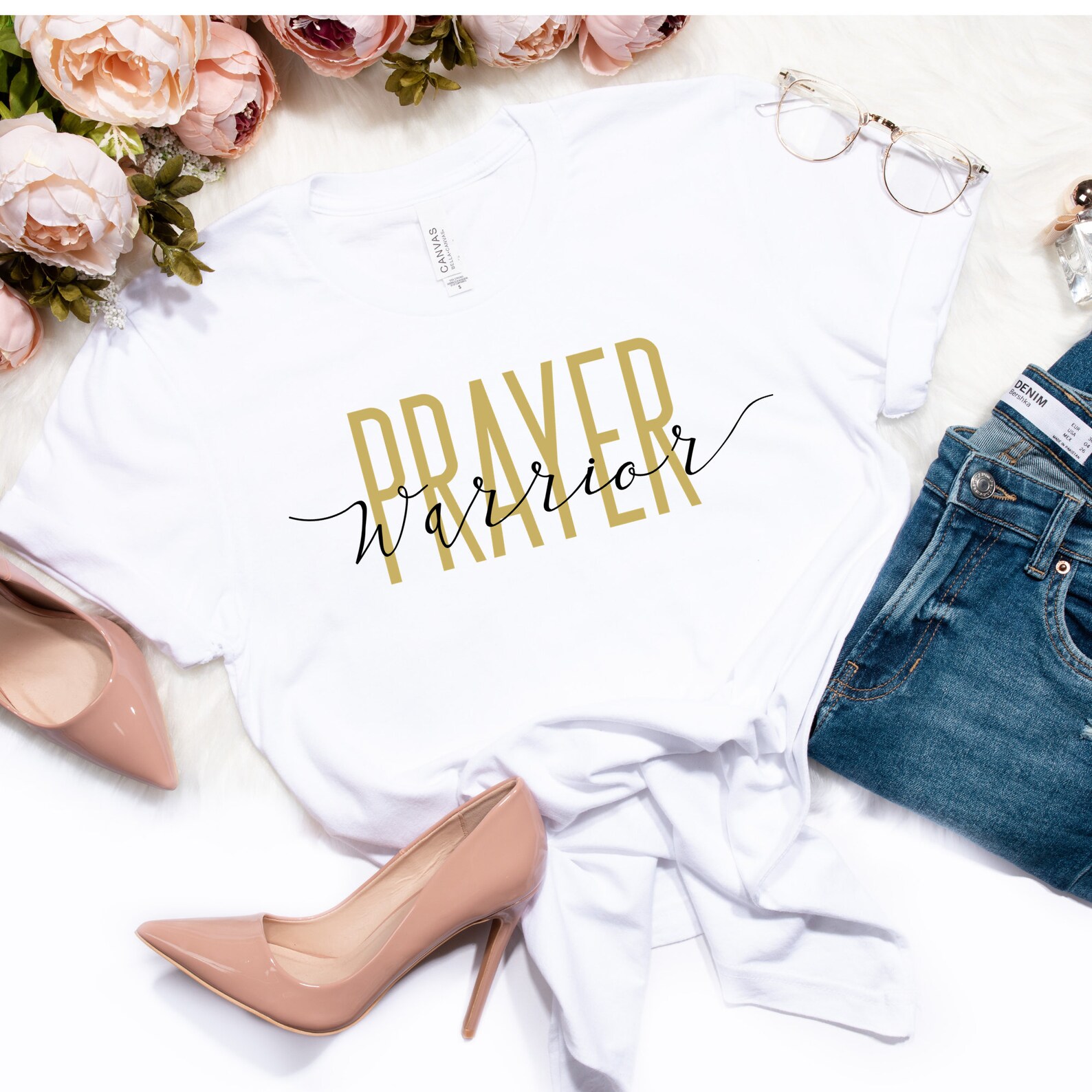 Prayer Warrior Shirt for Christian Womenbible Verse - Etsy