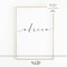 Africa Print Printable Art Cursive Typography Africa Decor - Etsy