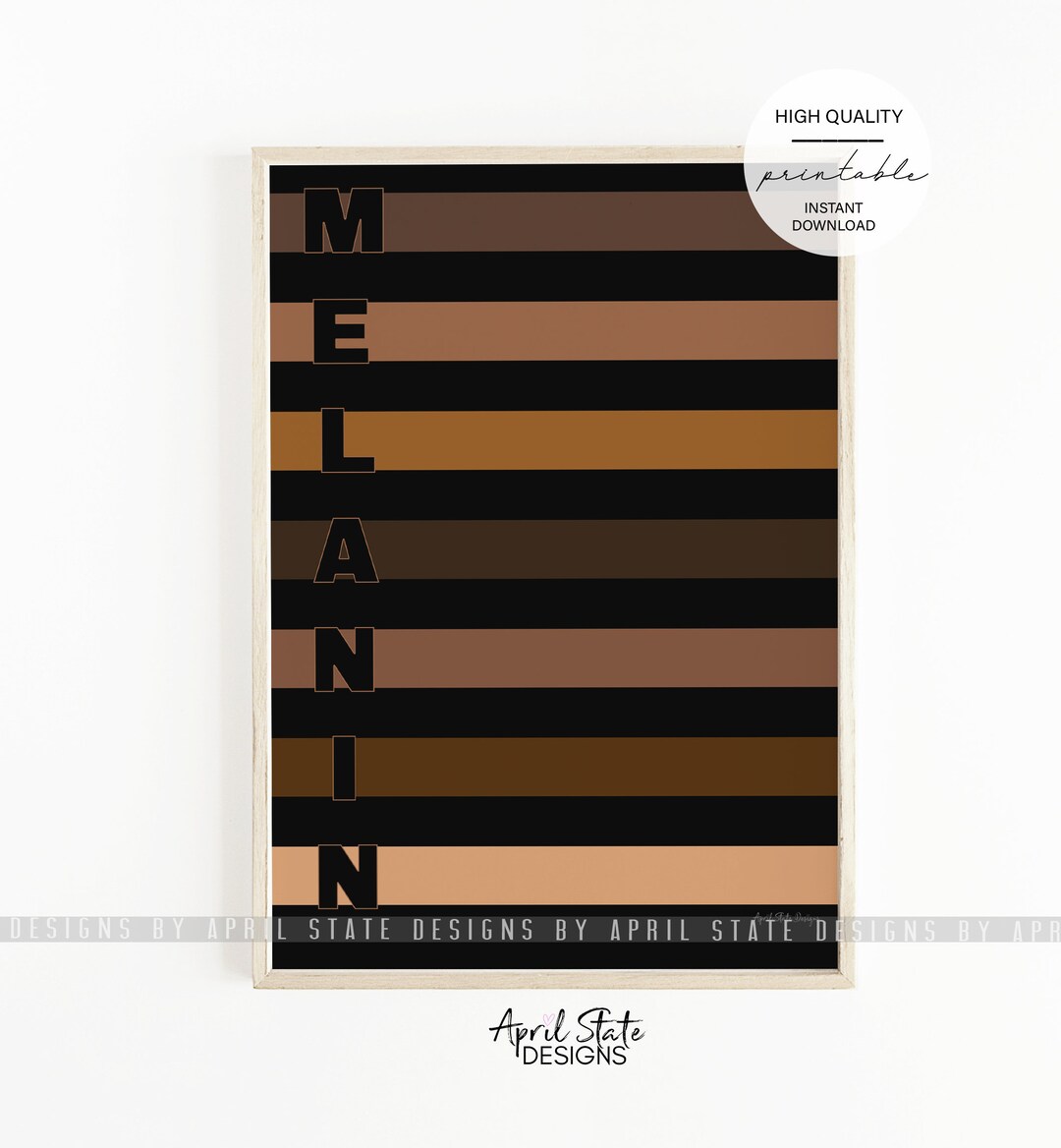 Melanin Shades Printable Art, African American Art, BLM Art, Black ...