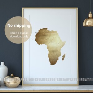 Africa Map, Printable, African American Art, Afrocentric, African ...