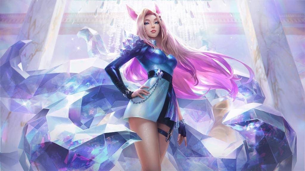 K/DA ALL OUT Ahri Cosplay Costume Kda Baddest Ahri Cosplay - Etsy
