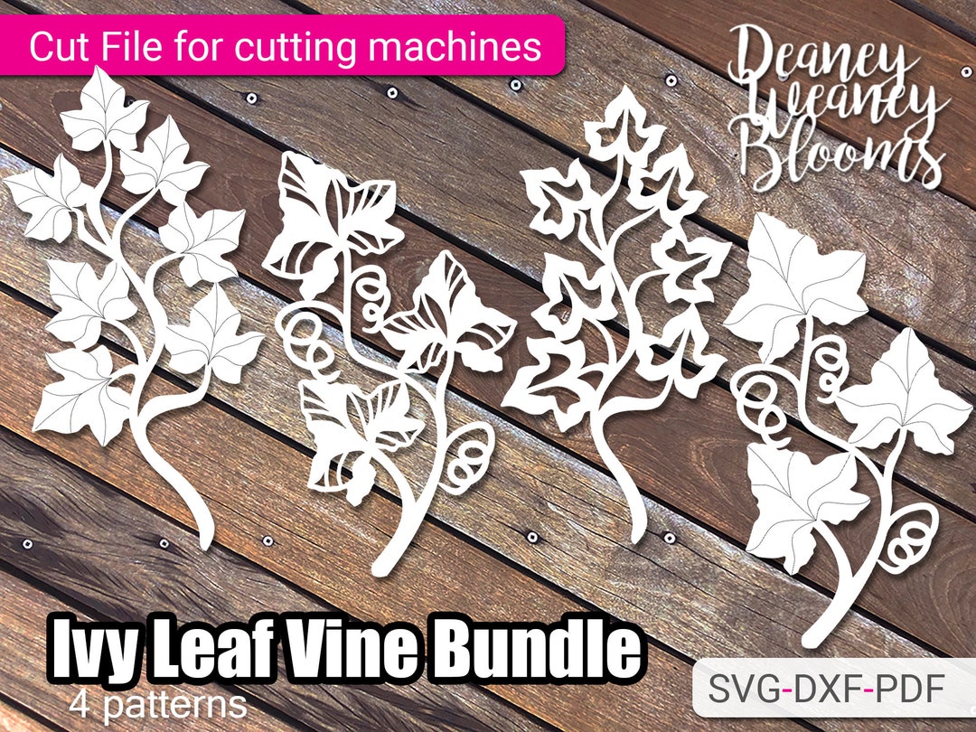 Paper Ivy Leaf Vine Template: SVG, DXF, & PDF (digital Download) - Etsy