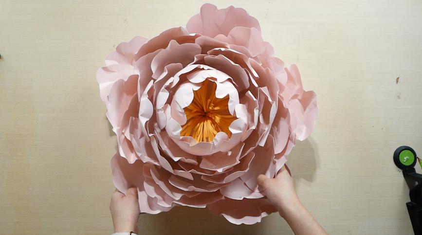 Giant Paper Peony Template: DIY Freestanding Flower (SVG & PDF) - Etsy