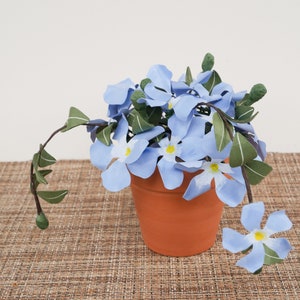 Paper Periwinkle Digital Template I SVG Template I DIY Bouquet Cover I ...