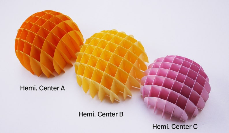Hemisphere Paper Rose Template SVG & PDF Convert to Online - Etsy Australia