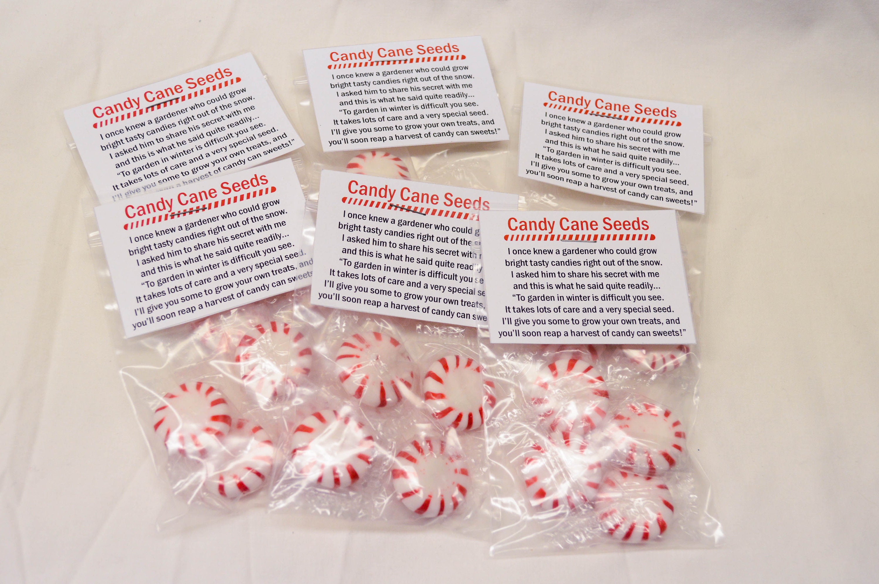 Candy Cane Seeds, Angel Kisses, Holly Jolly TAGS & BAGS ONLY ...