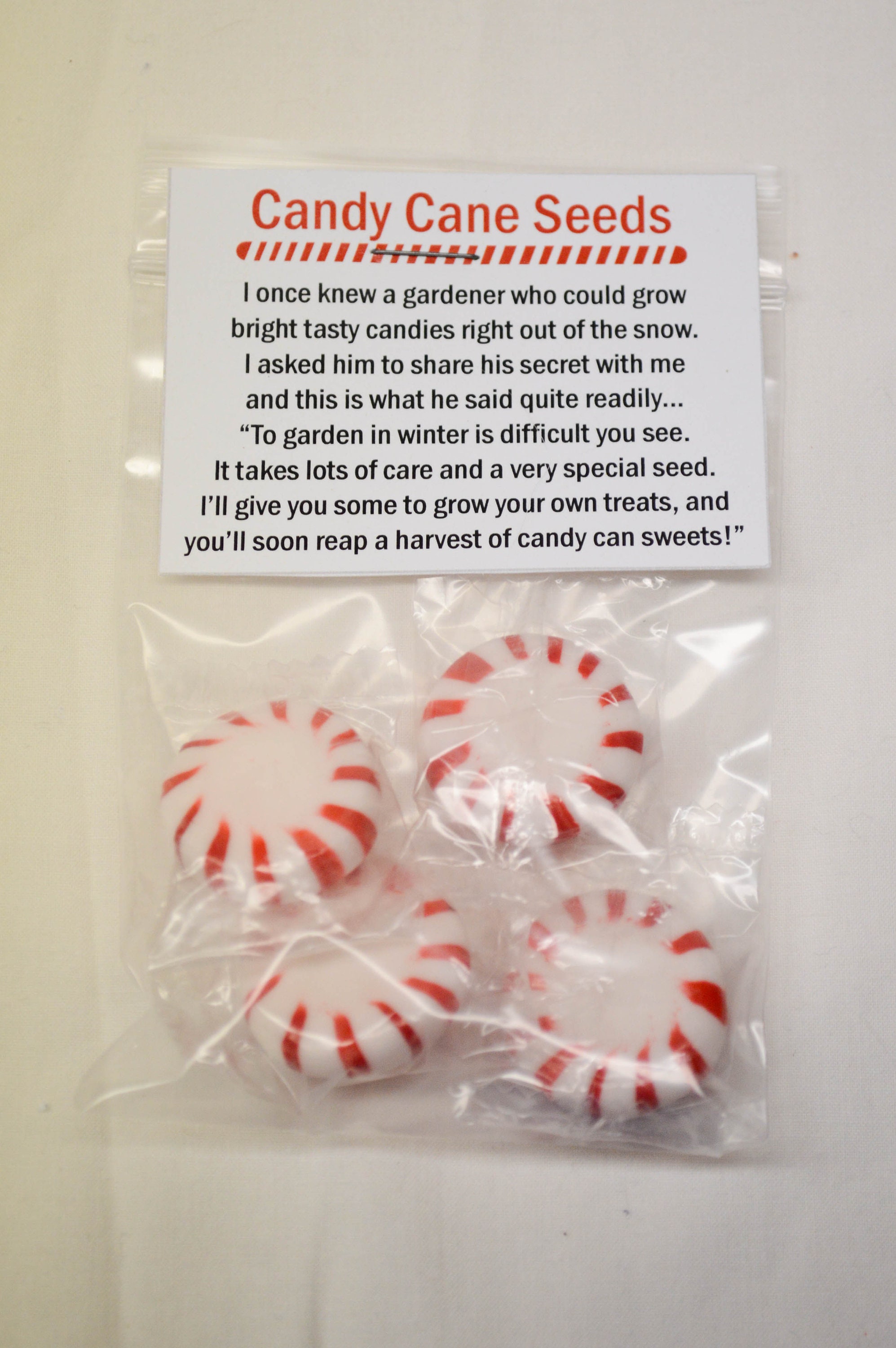 Candy Cane Seeds, Angel Kisses, Holly Jolly TAGS & BAGS ONLY ...