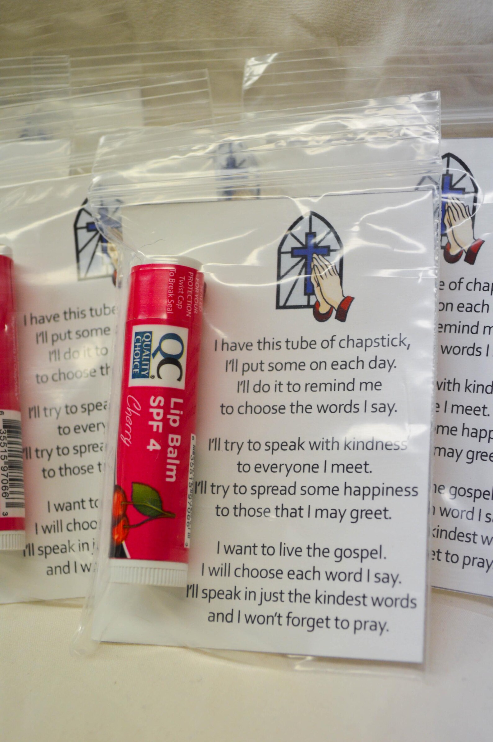 Digital Version - Religious Prayer Lip Balm Tag - Download/printable ...