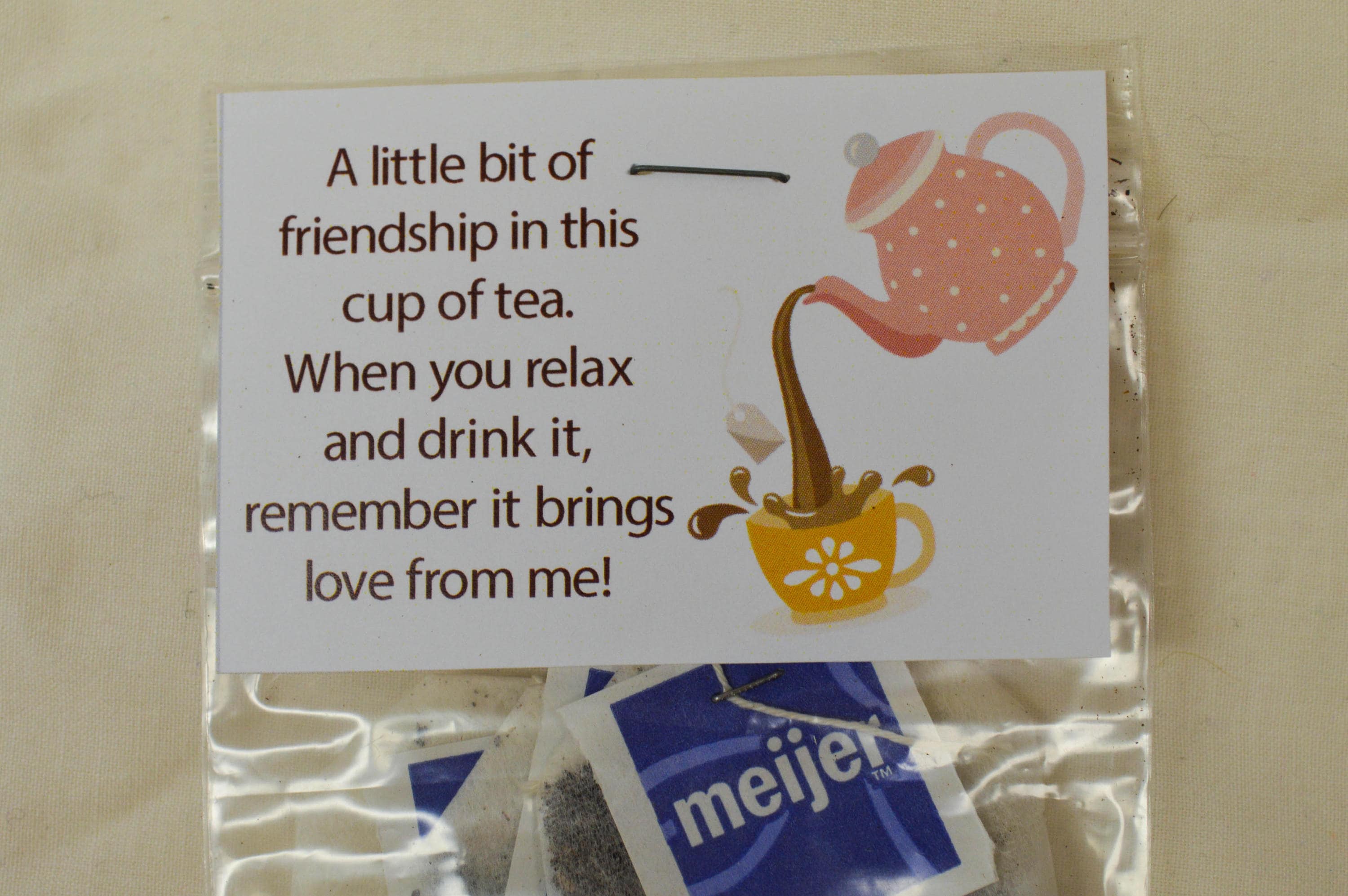 Anytime Tea Poem & Christmas Tea Poem for Friends/family/coworker ...
