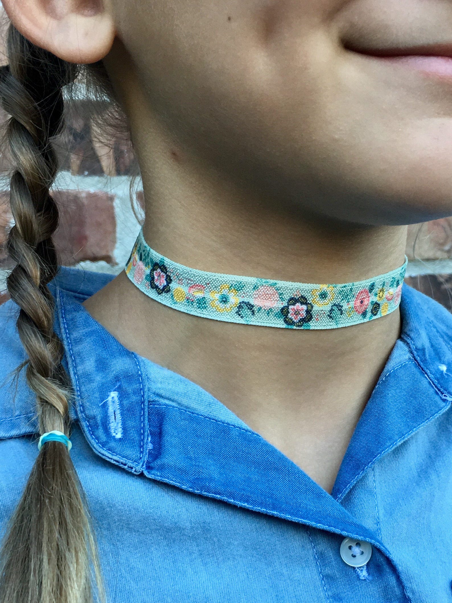 Flower Choker Preteen Choker Girls Jewelry Girls Choker | Etsy