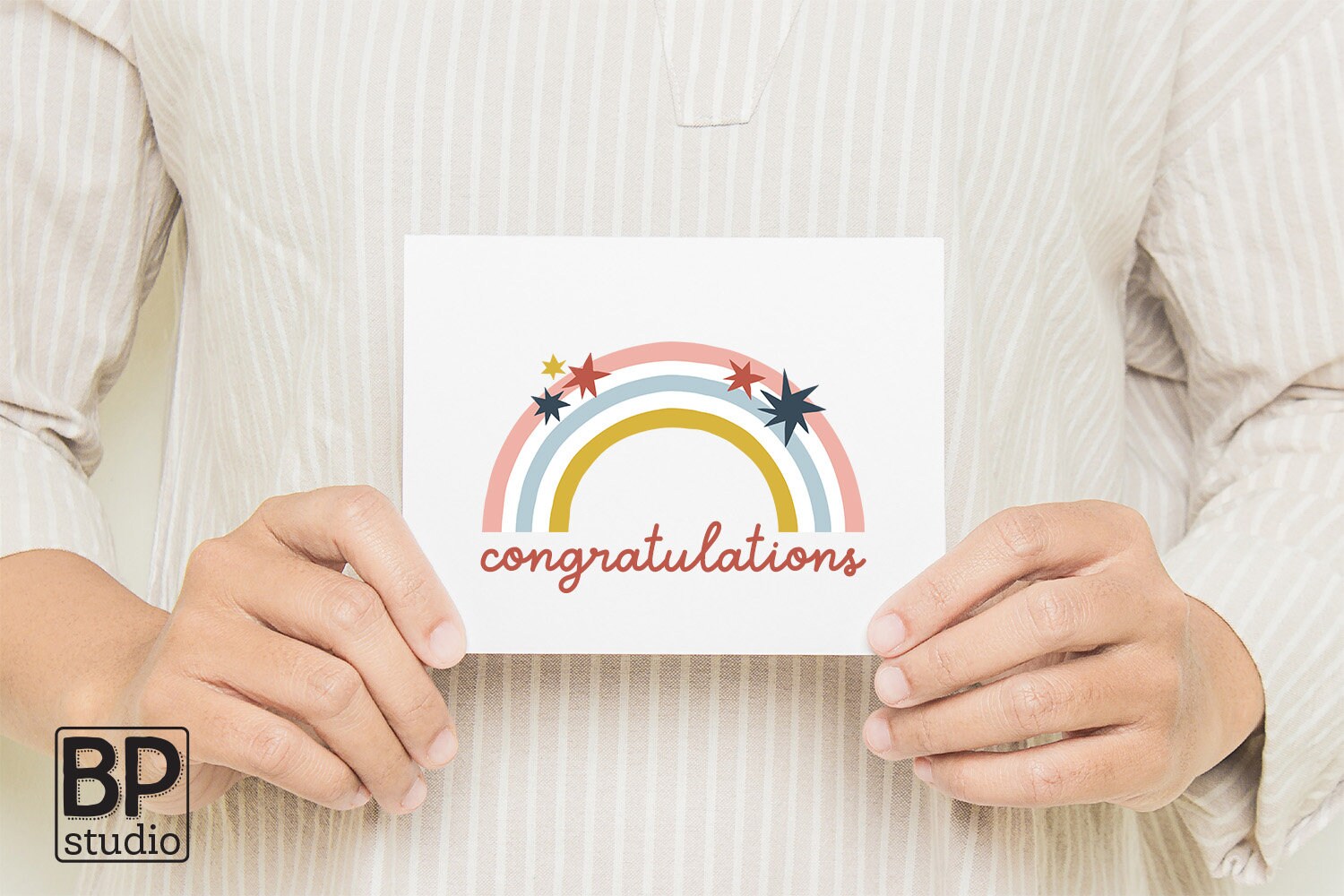 Congratulations Card Rainbow Baby Card Printable Digital - Etsy