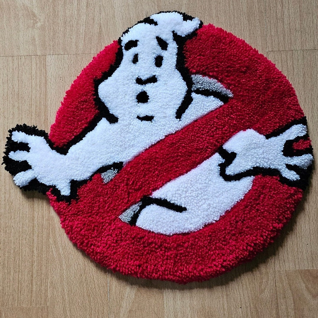 Ghostbusters Logo Hand Tufted Rug UK SELLER - Etsy UK