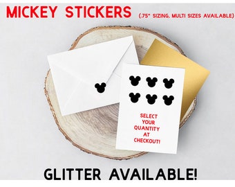 Mickey head stickers | Etsy