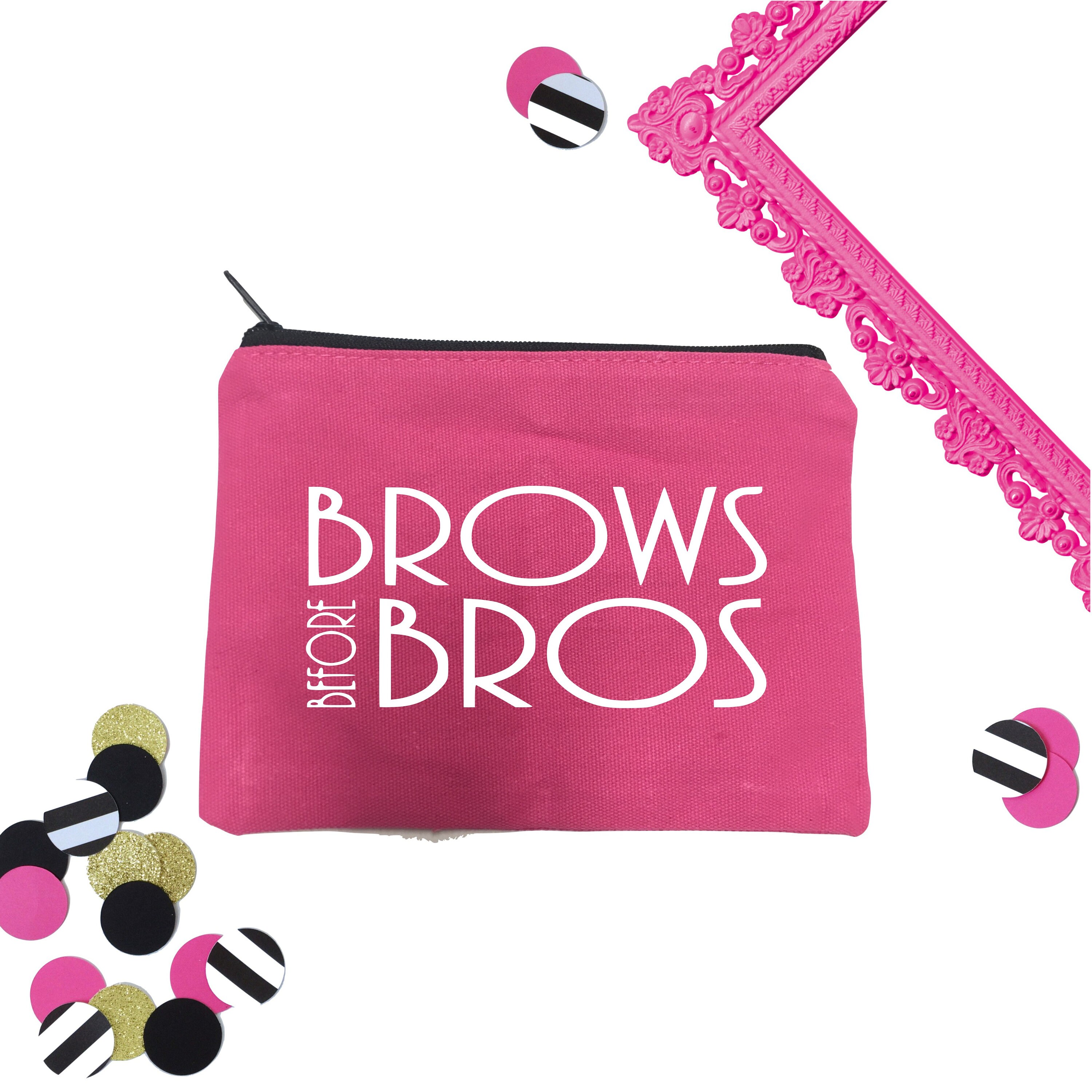 Makeup Bag, Brows Before Bros, Best Friend Gift, Girlfriend Gift ...