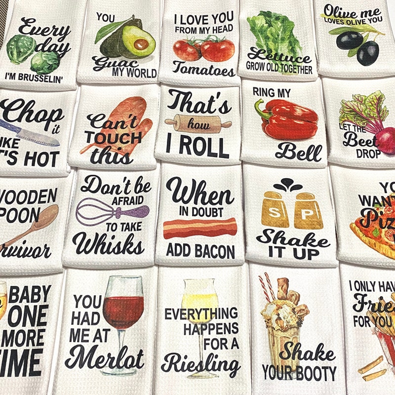 Funny Kitchen Towel - Etsy