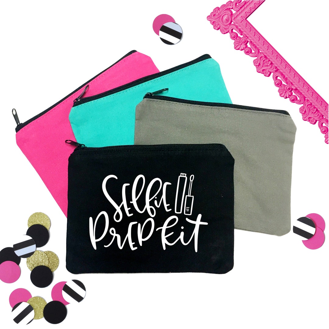 Selfie Prep Kit, Personalized, Makeup Bag, Makeup Organizer, Gift for ...