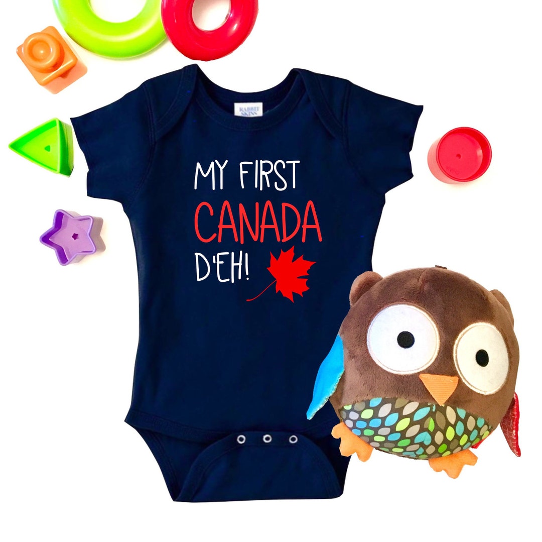 My First Canada D'eh Onesie, First Canada Day Gift Baby, Canada 150 ...