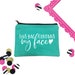 Personalized Makeup Bag: "this Bag Contains My Face" Cosmetic Case - Etsy