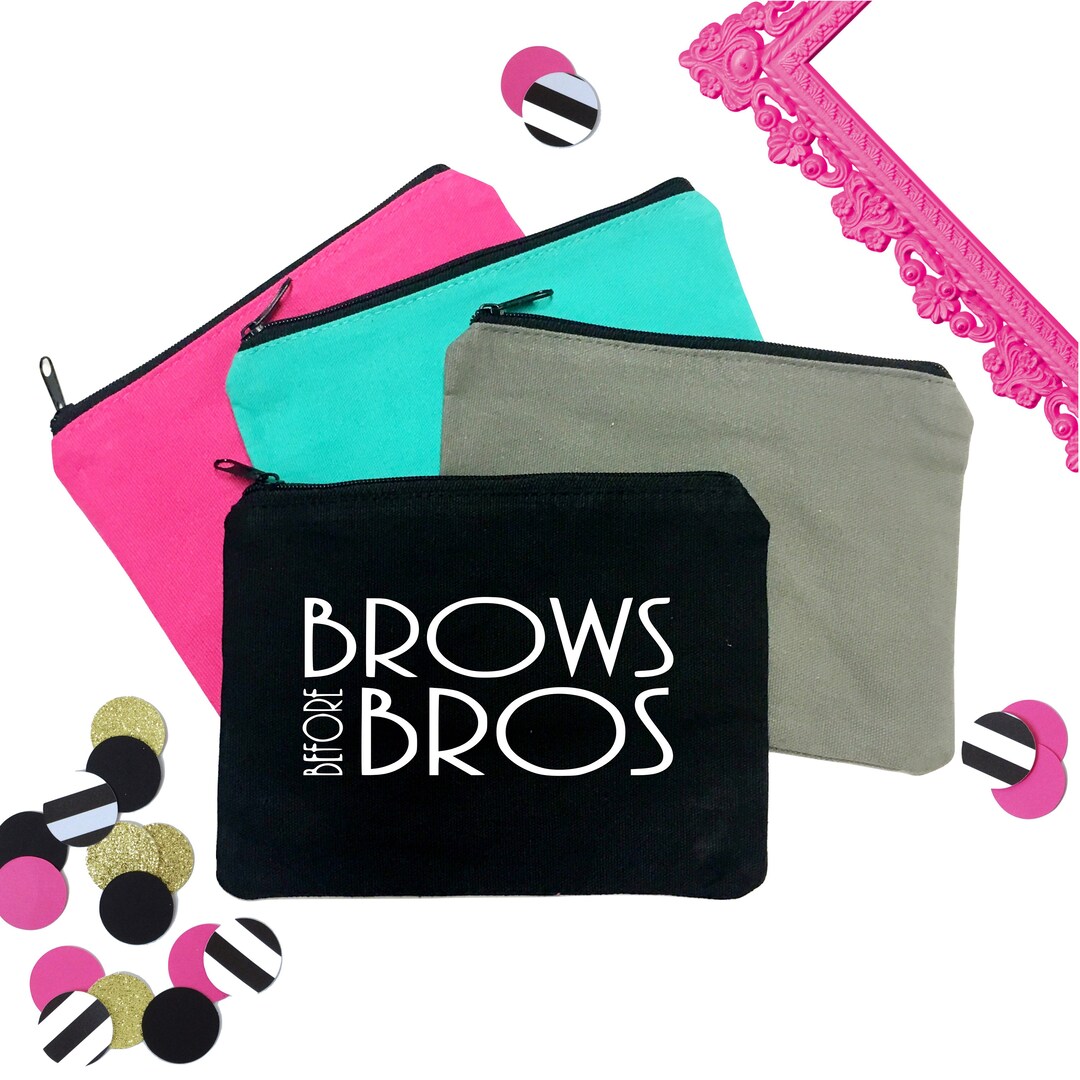 Makeup Bag, Brows Before Bros, Best Friend Gift, Girlfriend Gift ...