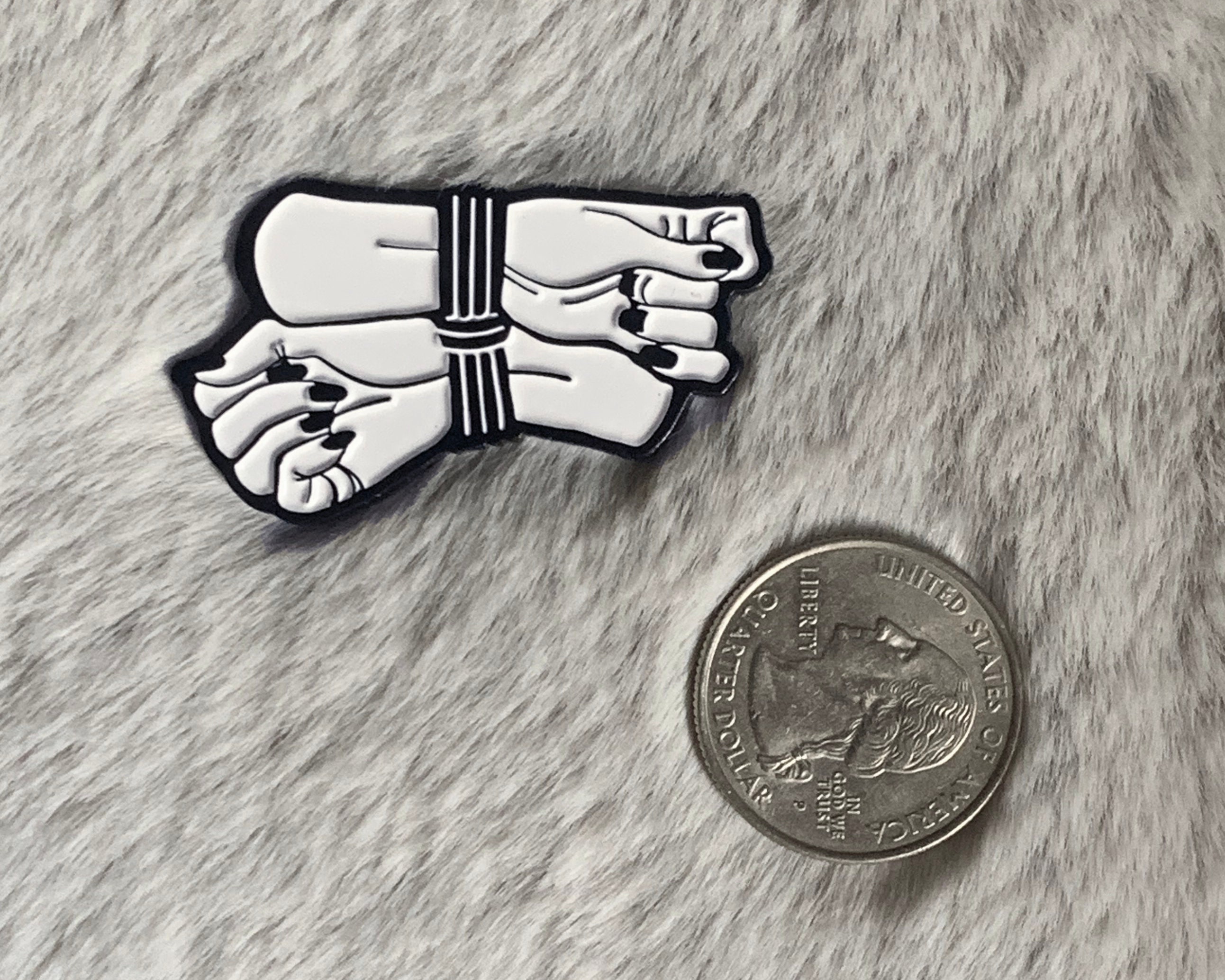 Hands Tied Bdsm Themed Kinky Enamel Pins - Etsy