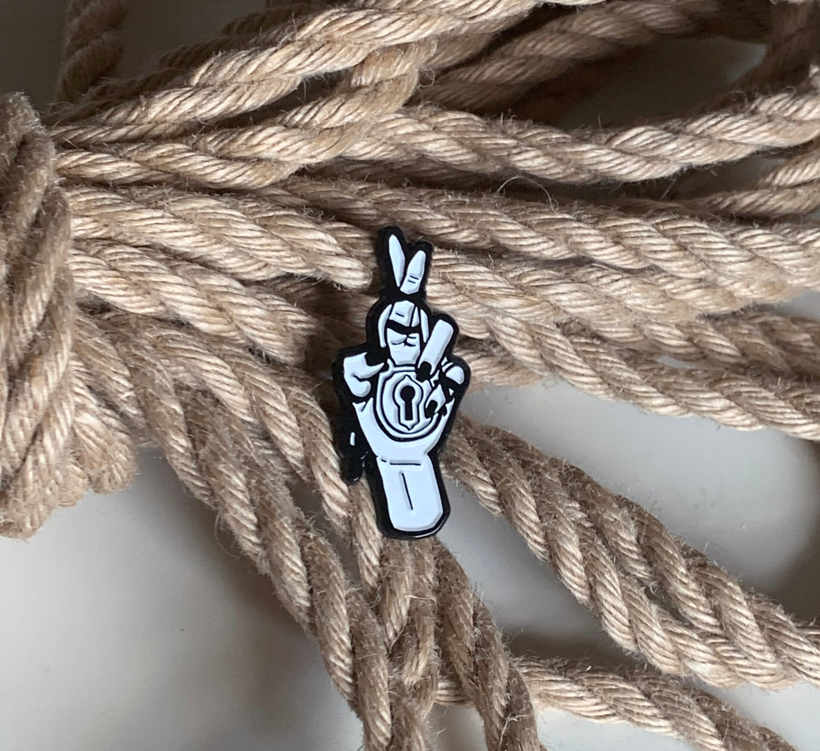 Locked bdsm themed kinky enamel pins | Etsy