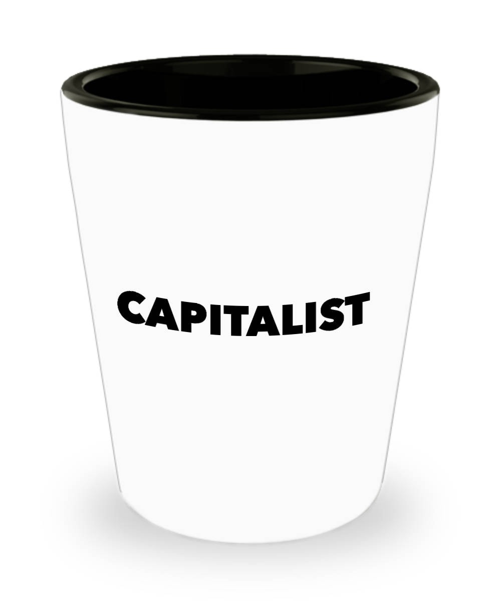 Capitalist Shot Glass Business Owner Gift - Etsy