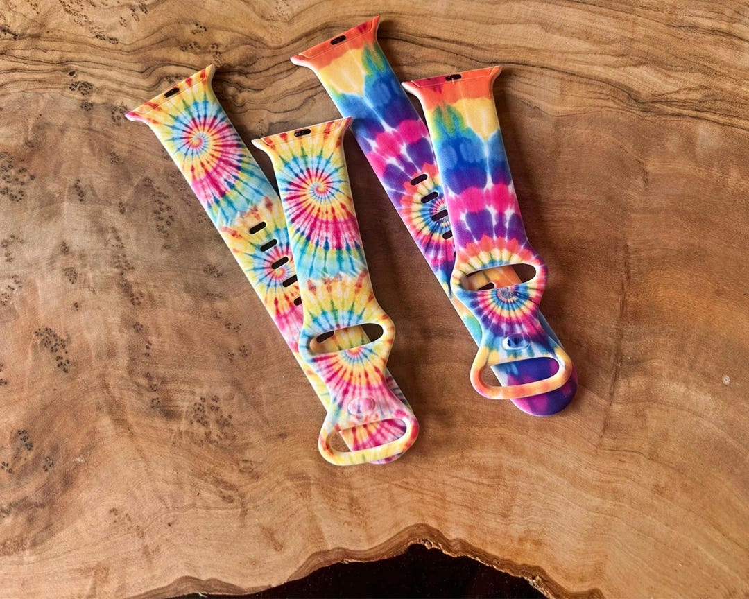 Tie Dye Pattern for Apple Watch, Tie Dye Apple Watch Band, Boho Apple ...