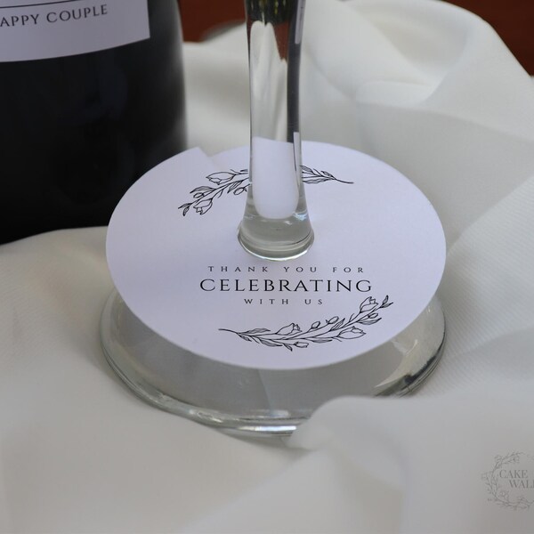 Wine Glass Tag - Etsy