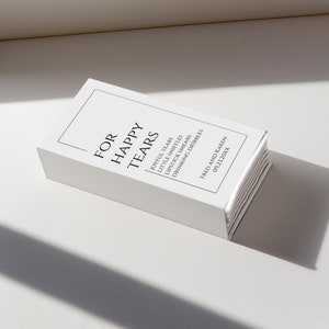 Set of 25 Personalized Tissue Packs | Wedding Favors | Ceremony Wedding ...