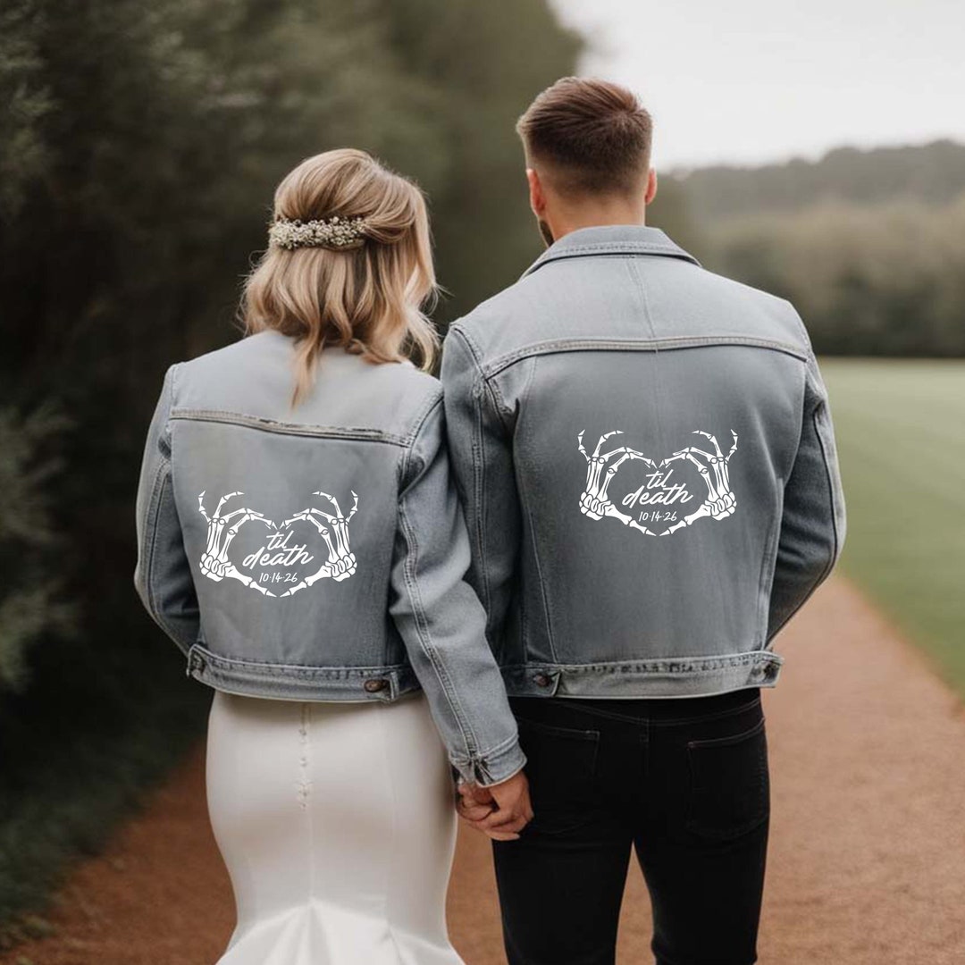 Iron on Jacket Decal | Permanent Vinyl Decals for Denim or Leather ...