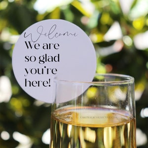 PRINTED Champagne Tag | Wine Tag | Drink Tags | Drink Toppers ...