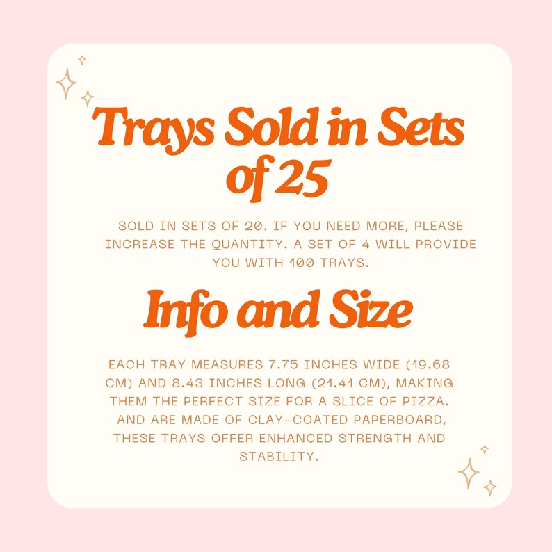 Set of 20 Personalized Event and Wedding Pizza Trays | Midnight Snack ...